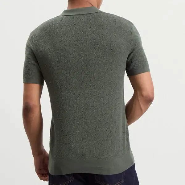 RONNING Textured Polo Shirt