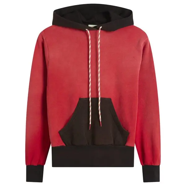 Aries Sunbleached Premium Temple Baby Fit Sports Hoodie - Red
