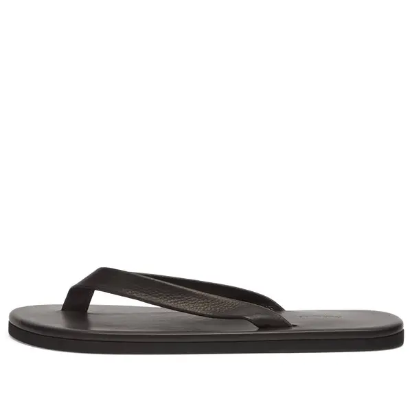 Auralee Soft Leather Flip-flops