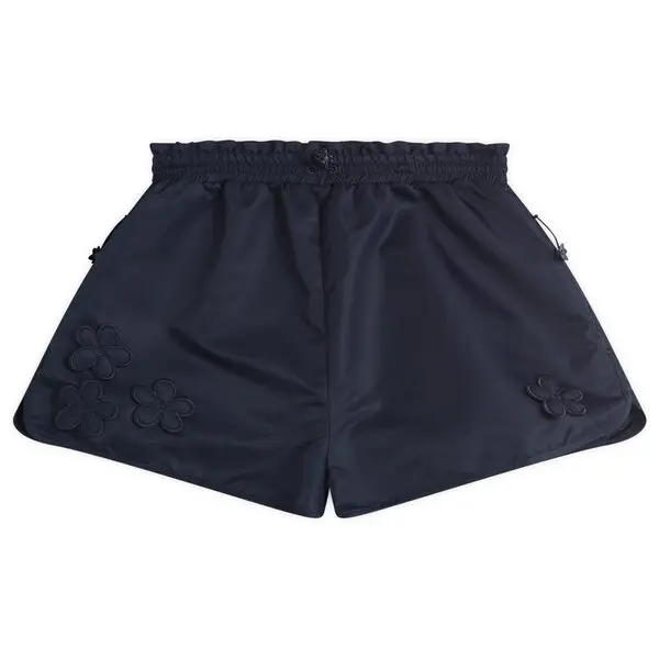 Cecilie Bahnsen Colette Shorts In Technical Nylon - Navy