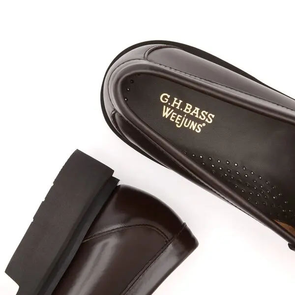 G.H. BASS & CO. Larson Step Moc Penny Loafer - Brown