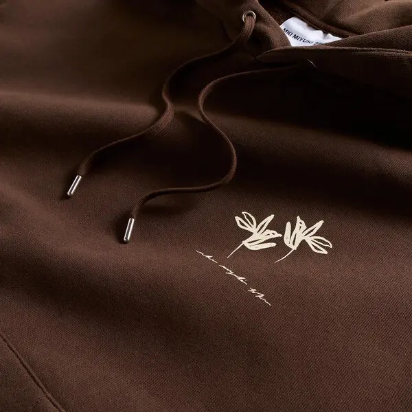 MKI MIYUKI ZOKU Ink Flower Hoodie Presented End