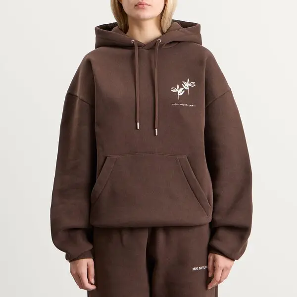 MKI MIYUKI ZOKU Ink Flower Hoodie Presented End