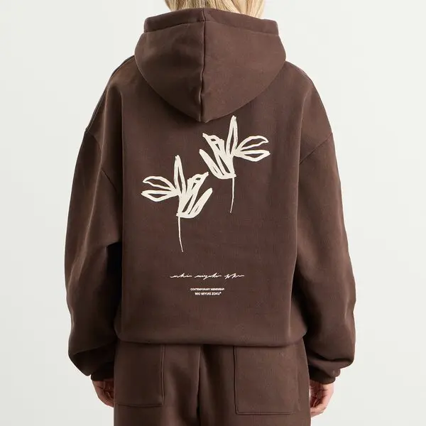 MKI MIYUKI ZOKU Ink Flower Hoodie Presented End