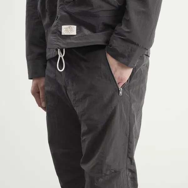 RANRA Wilder Shiny Nylon Cargo Pants
