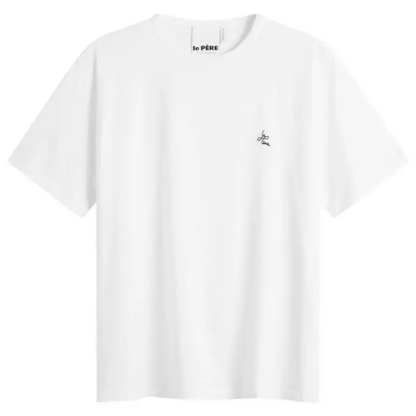 LE PERE Kami Logo T-shirt - White