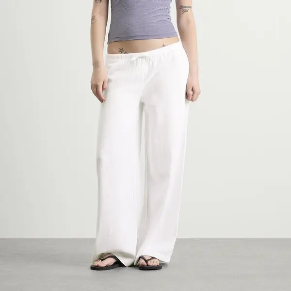 TALA Soft Linen Drawstring Trousers