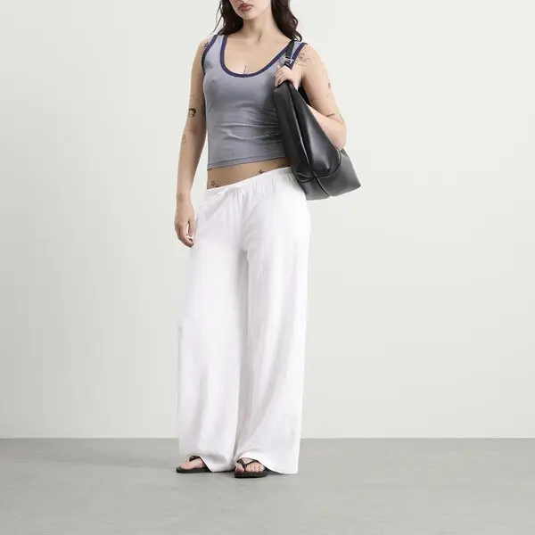 TALA Soft Linen Drawstring Trousers