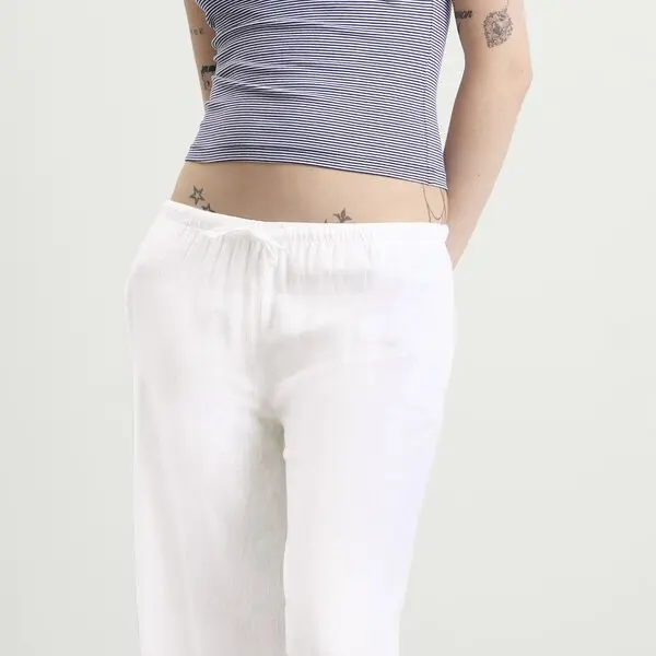 TALA Soft Linen Drawstring Trousers