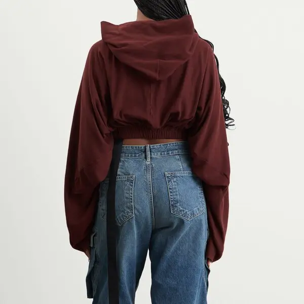 Rick Owens Cropped Hooded Tunic