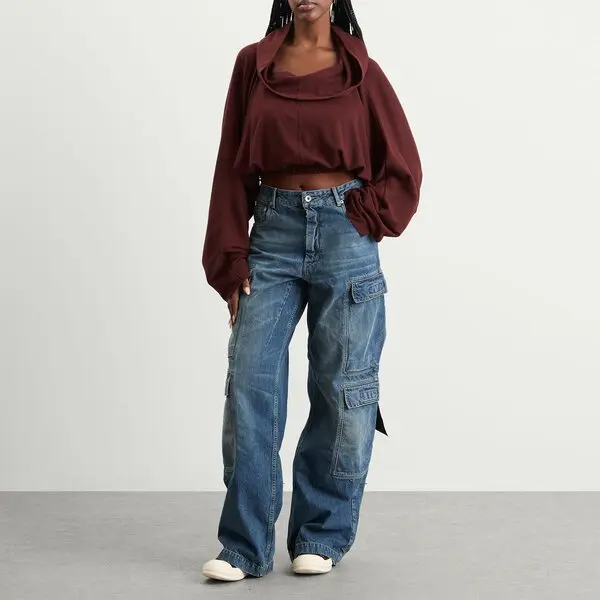 Rick Owens Cropped Hooded Tunic