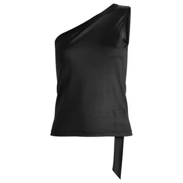 Rick Owens Sleeveless Coated Ziggy T-shirt - Black