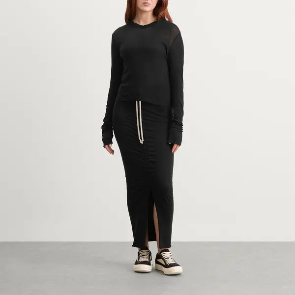 Rick Owens Soft Edfu Midi Skirt