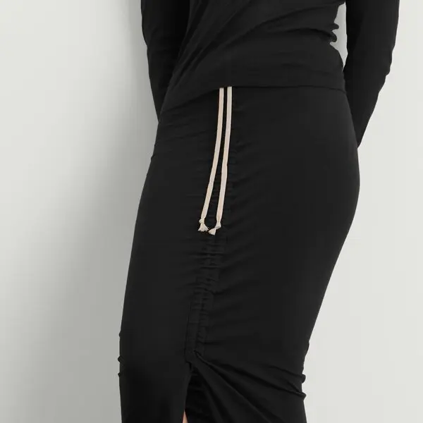 Rick Owens Soft Edfu Midi Skirt