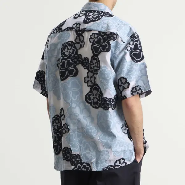 Nn07 Freddy Embroidered Short Sleeve Shirt