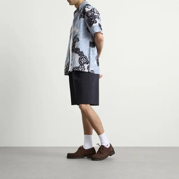 Nn07 Freddy Embroidered Short Sleeve Shirt