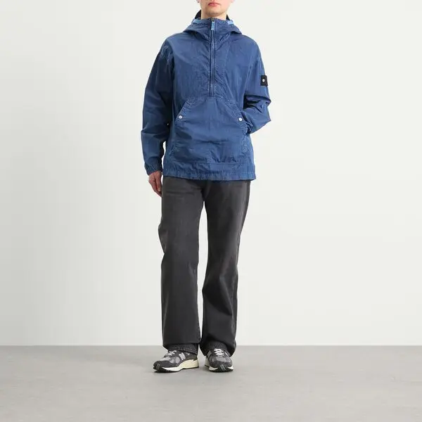 Stone Island Research Nylon-tc Marmo Parka - Indigo