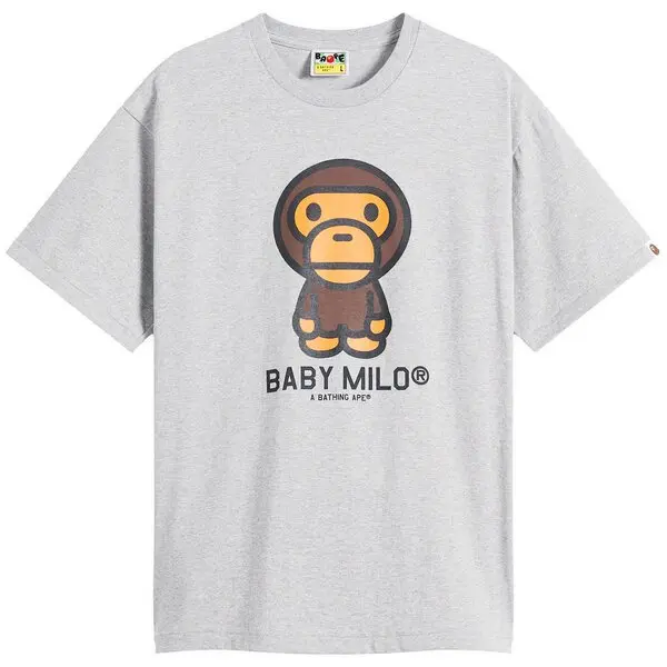 A BATHING APE Baby Milo T-shirt - Grey