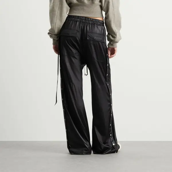 Rick Owens Wide Leg Button Detailed Trousers