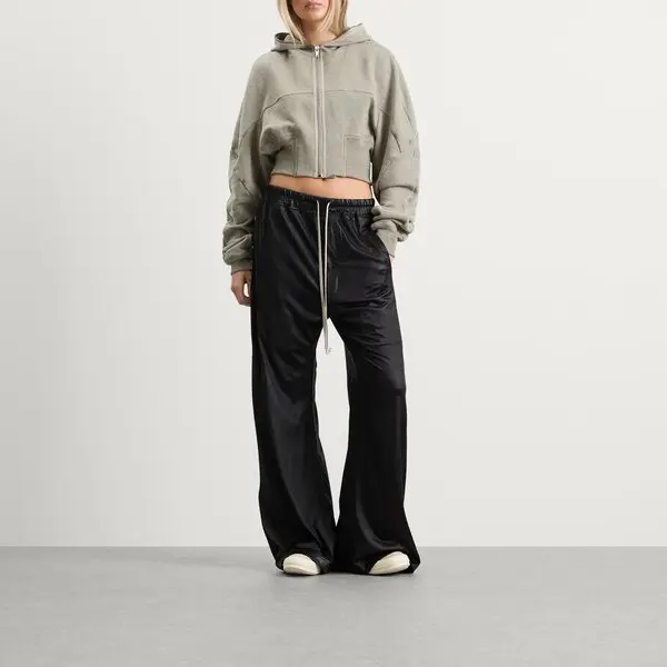 Rick Owens Wide Leg Button Detailed Trousers
