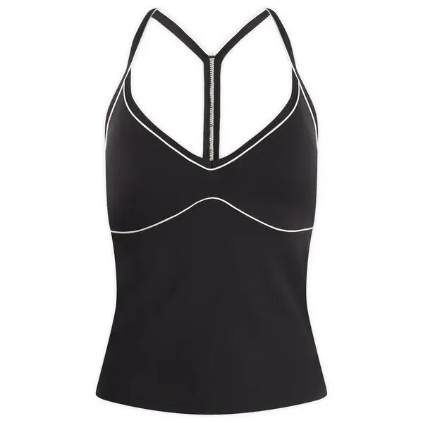 TALA Dayflex Contrast Sweetheart Vest - Shadow Black