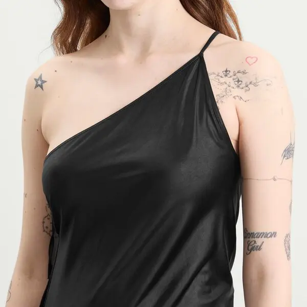 Rick Owens Asymmetrical Maxi Dress - Black