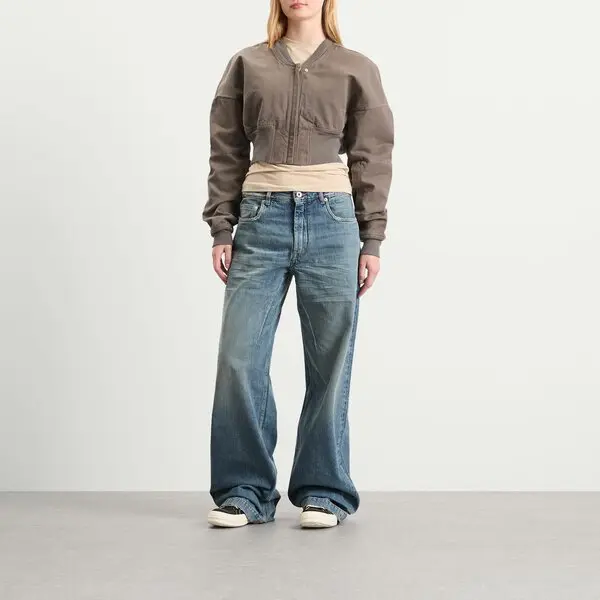 Rick Owens Cropped Flight Jacket