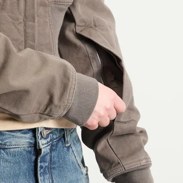 Rick Owens Cropped Flight Jacket