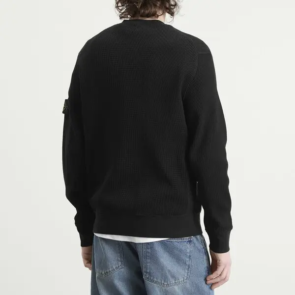 Stone Island Waffle Crew Neck Sweatshirt