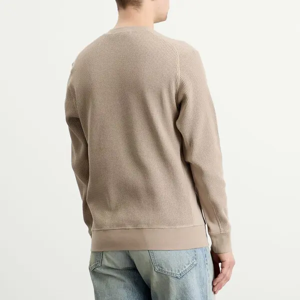Stone Island Waffle Crew Neck Sweatshirt