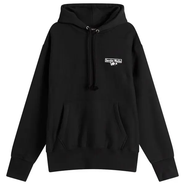 SERVICE WORKS Trademark Hoodie - Black