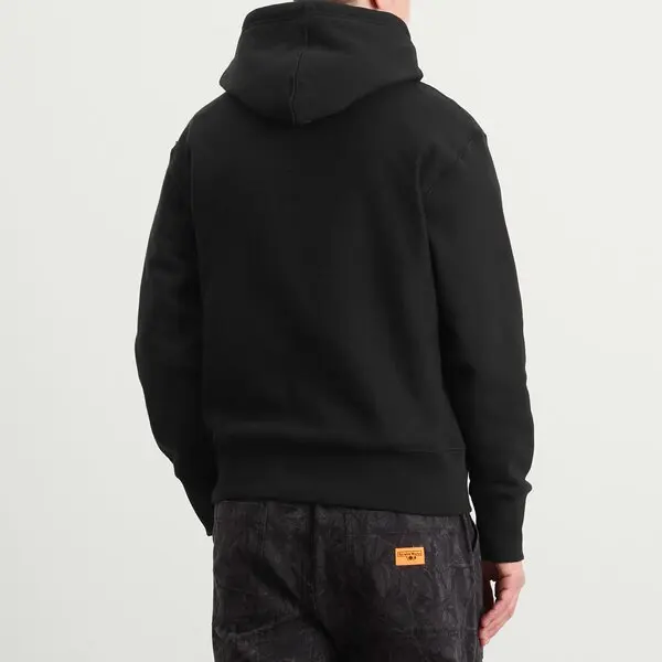 SERVICE WORKS Trademark Heavyweight Organic Cotton Hoodie - Black