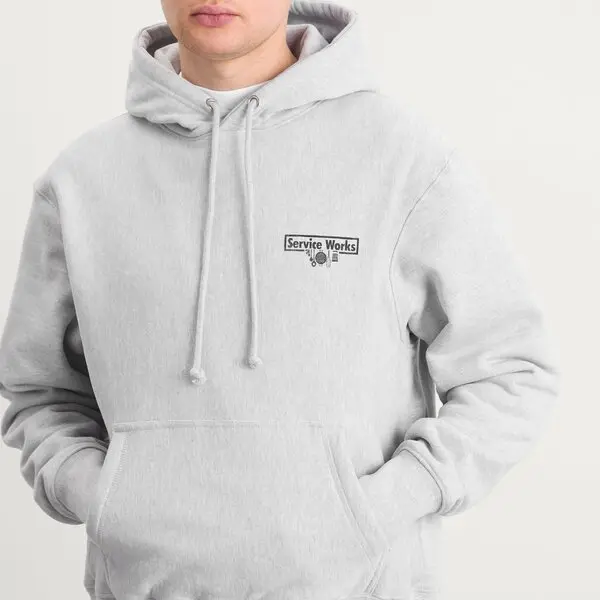 SERVICE WORKS Trademark Heavyweight Cotton Hoodie