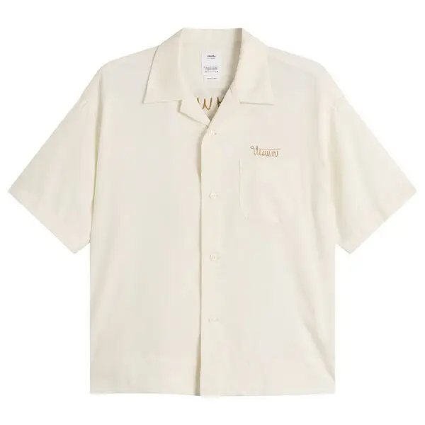 Visvim Copa Silk Short Sleeve Shirt - Ivory
