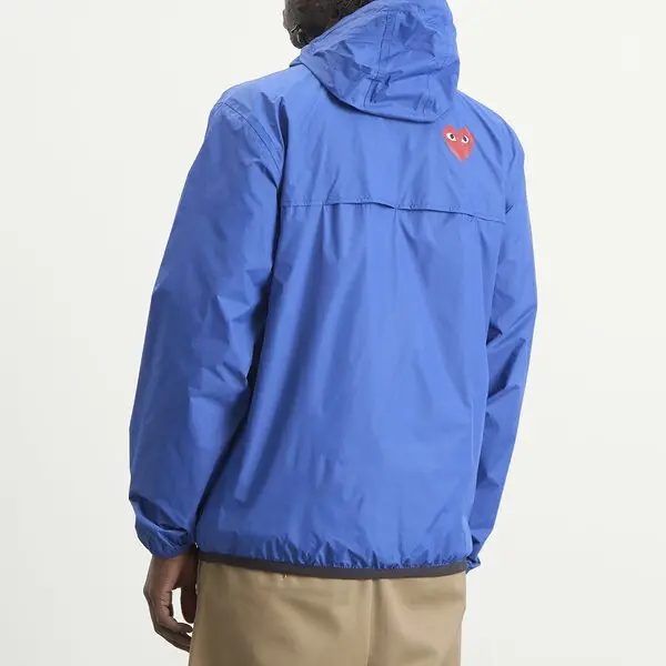 Play Comme Des Garcon X K-way Half Zip Packable Jacket