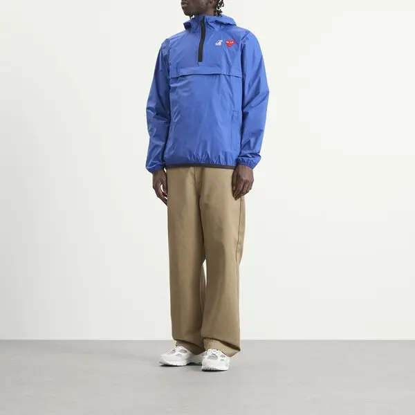 Play Comme Des Garcon X K-way Half Zip Packable Jacket