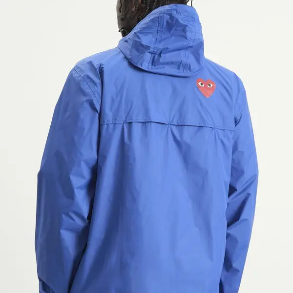 Play Comme Des Garcon X K-way Half Zip Packable Jacket
