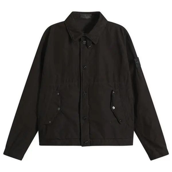 Stone Island Ghost David Light-tc Coach Jacket - Black