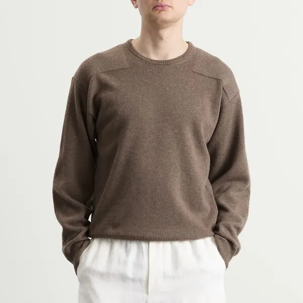 JIL SANDER Wool Jumper With Padded Detail