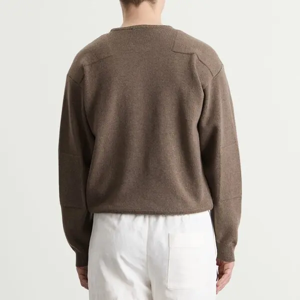 JIL SANDER Wool Jumper With Padded Detail