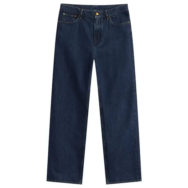 JIL SANDER Mid Blue Denim Jeans - Medium Denim