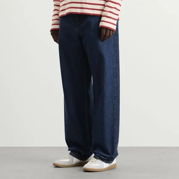 JIL SANDER Mid Blue Denim Jeans