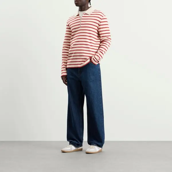 JIL SANDER Wide Leg Denim Jeans