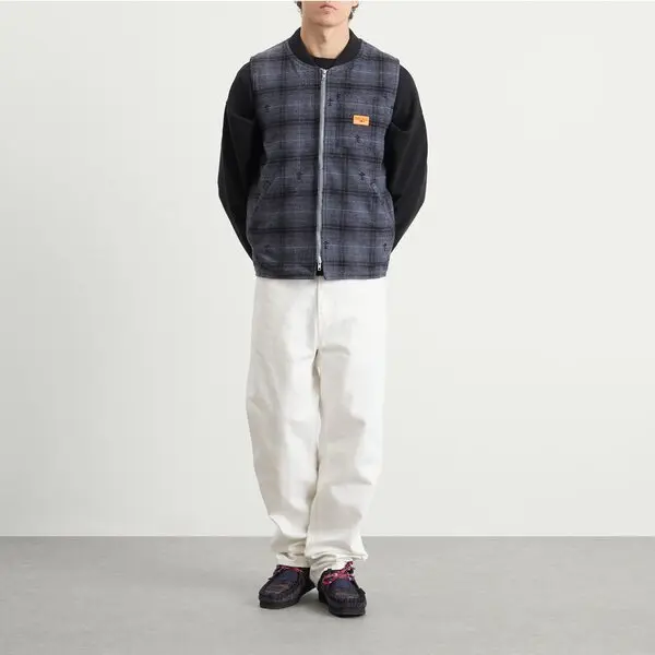 SERVICE WORKS Thistle Plaid Work Vest