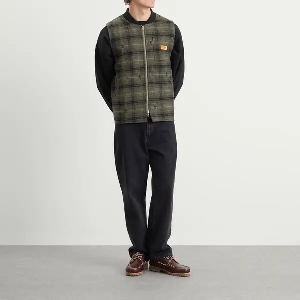 SERVICE WORKS Thistle Plaid Work Vest