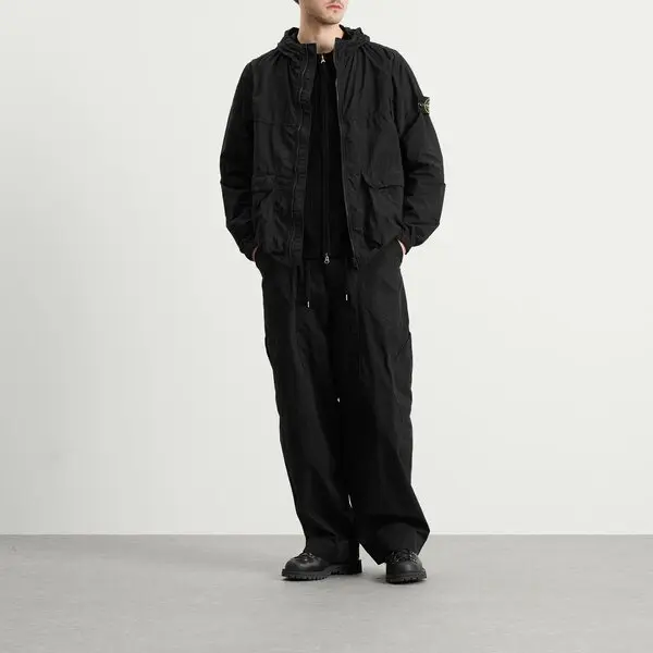 Stone Island Nylon Smerigliato-tc Short Parka