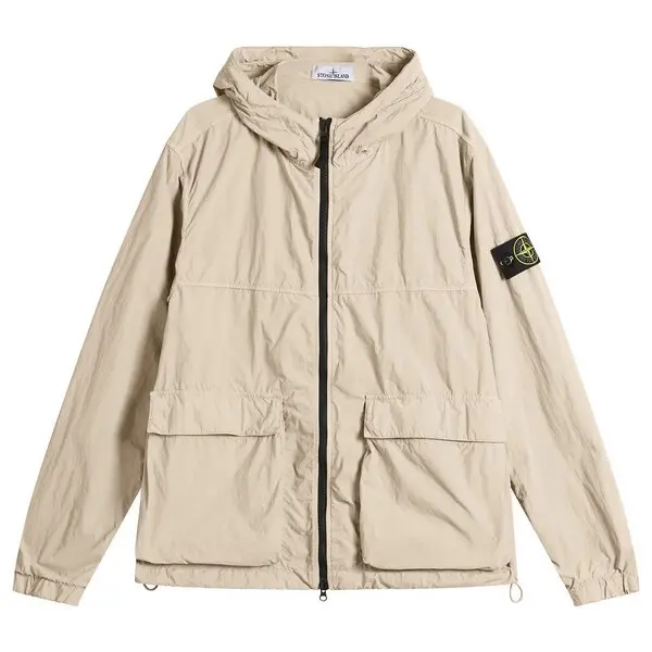 Stone Island Nylon Smerigliato-tc Short Parka - Desert