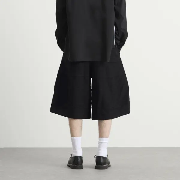 Comme Des Garçons Textured Wide Leg Pants