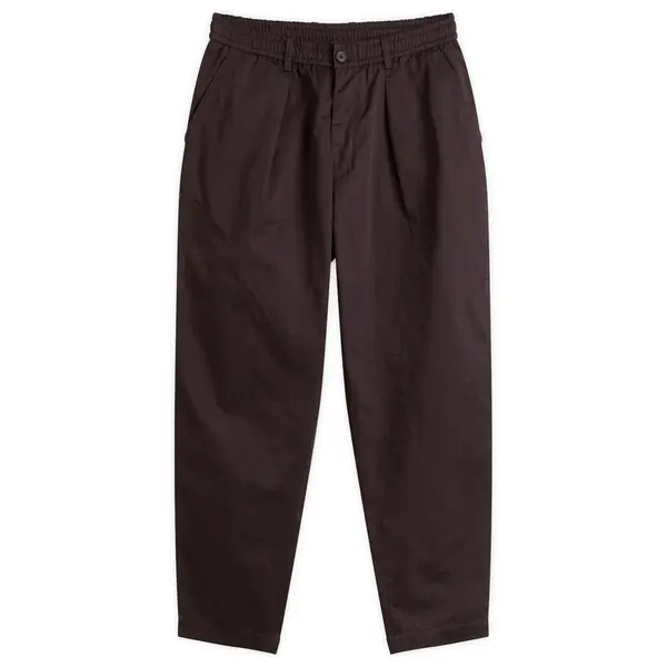 Universal Works Twill Pleated Track Pant - Brown