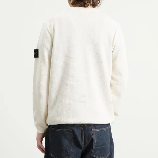 Stone Island Micro Stitch Crew Neck Jumper